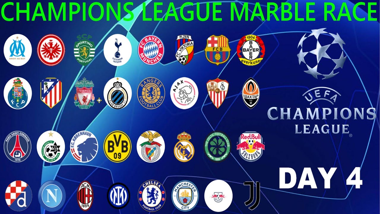 Champions League Marble Race League Season 1 Day 4 - YouTube