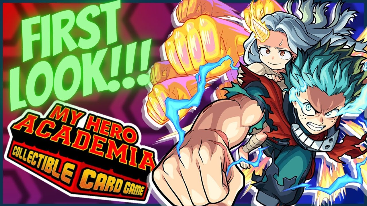 FIRST LOOK AT IZUKU MIDORIYA!!! | My Hero Academia CCG Previews - YouTube