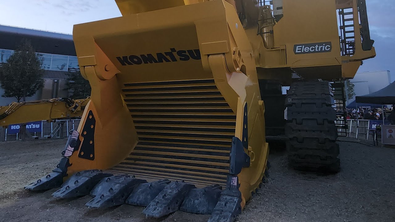 Subimos a la KOMATSU PC4000 (400tns) Balde de 22 m3 & 40 tns de ...