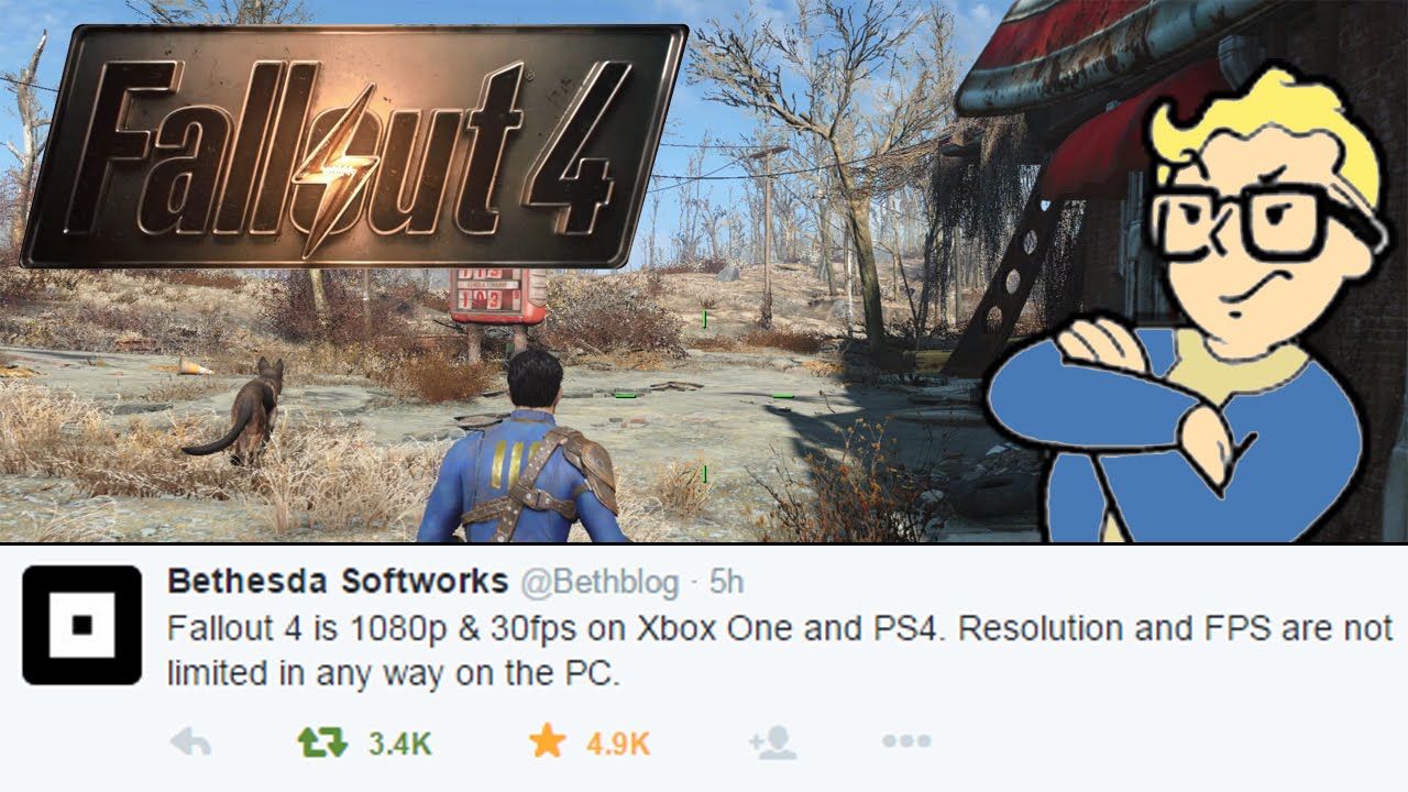 FALLOUT 4: Resolution & FPS Revealed For Both Consoles & PC! - YouTube