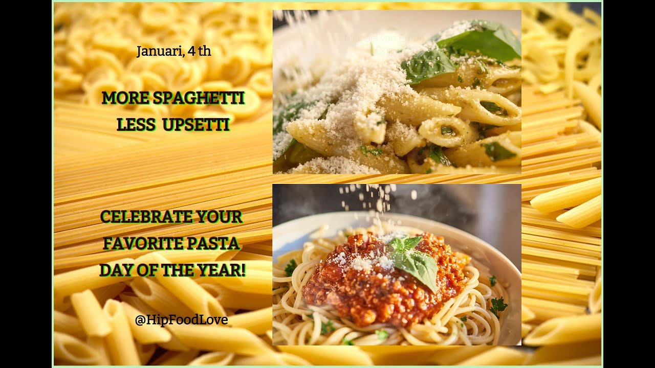 @HipFoodLove celebrate this day, Spaghetti Day!🍝 For all pasta lovers ...