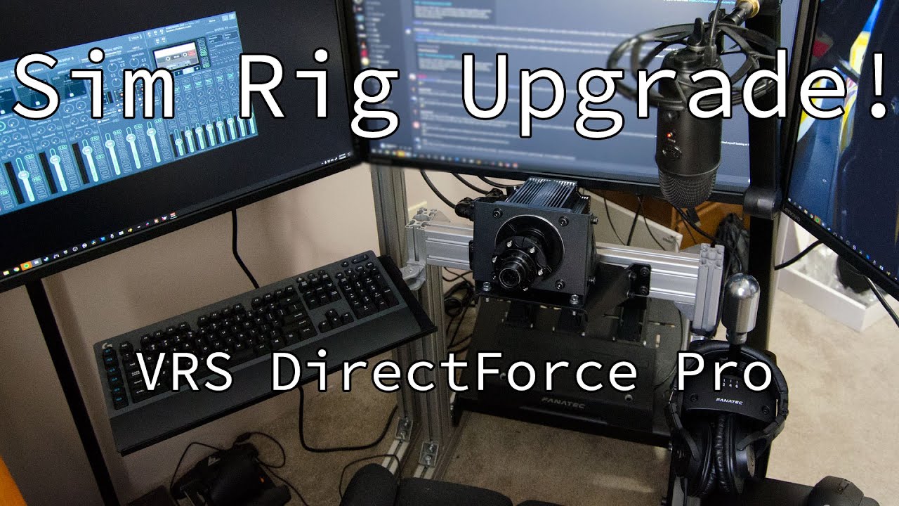 First Impression of the VRS DirectForce Pro Direct Drive Wheelbase ...