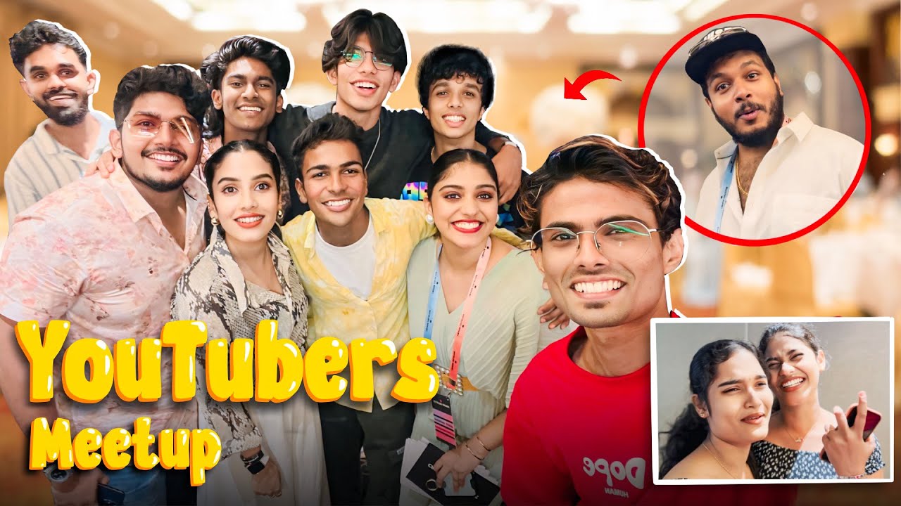 YouTubers Meetup 😍 Full Fun Vlog 😂 We Talks - YouTube