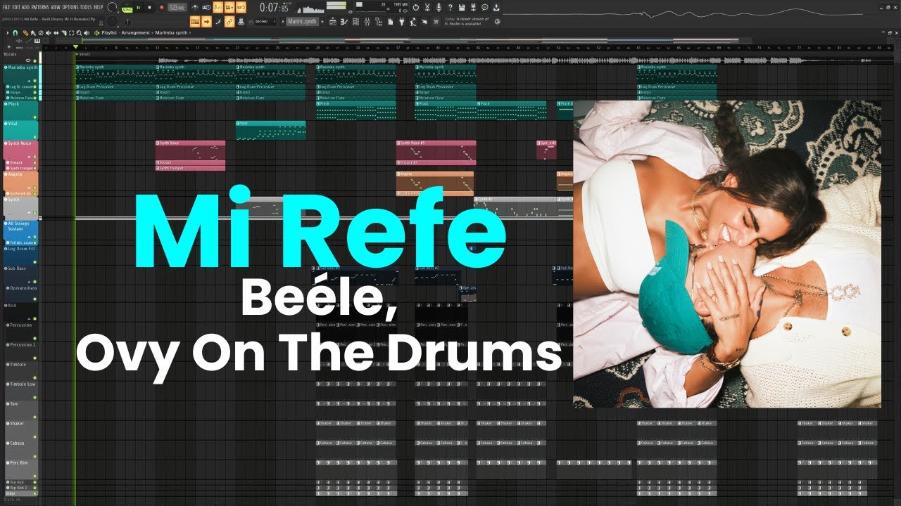 Mi Refe - Beéle, Ovy On The Drums (FL Studio Remake) + FREE FLP - YouTube