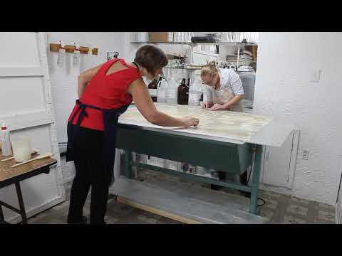 Linen Mounting Poster Part 1 - YouTube