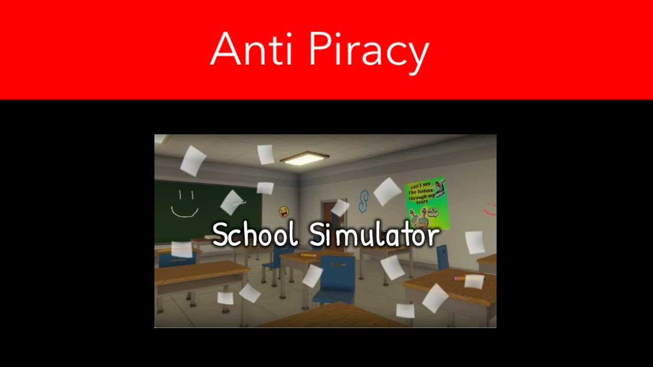 School Simulator (Roblox Game) Anti Piracy Screen (For ...