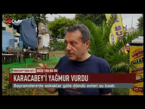 Karacabey'i yağmur vurdu (Haber 23 08 2017)
