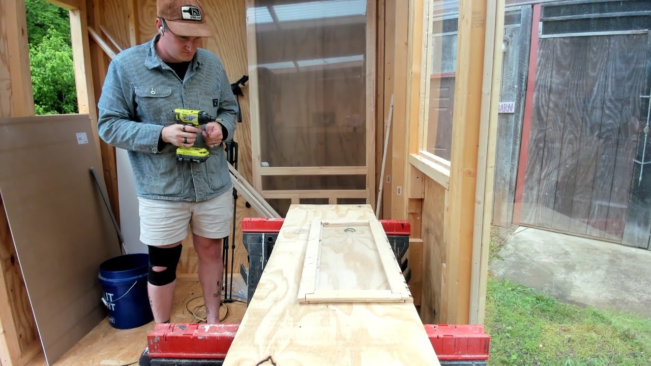 Making Windows & Doors from Plexiglass for the Tiny Tiny House - YouTube