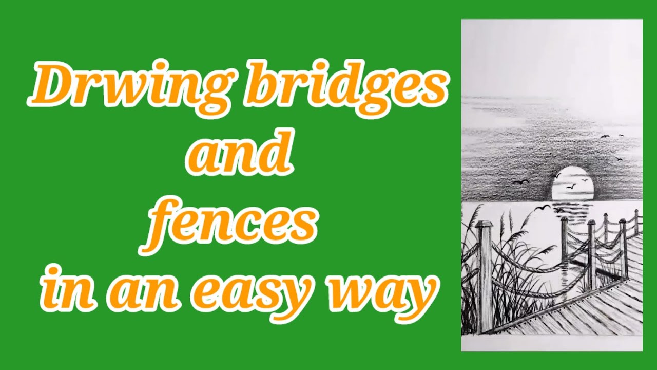 Darwing bridges and fences in an easy way - YouTube