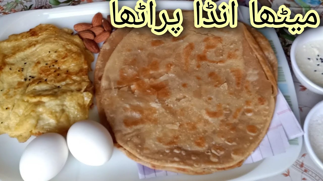 Crispy meetha anda paratha || Meetha anda recipe || Sweet Egg bread ...