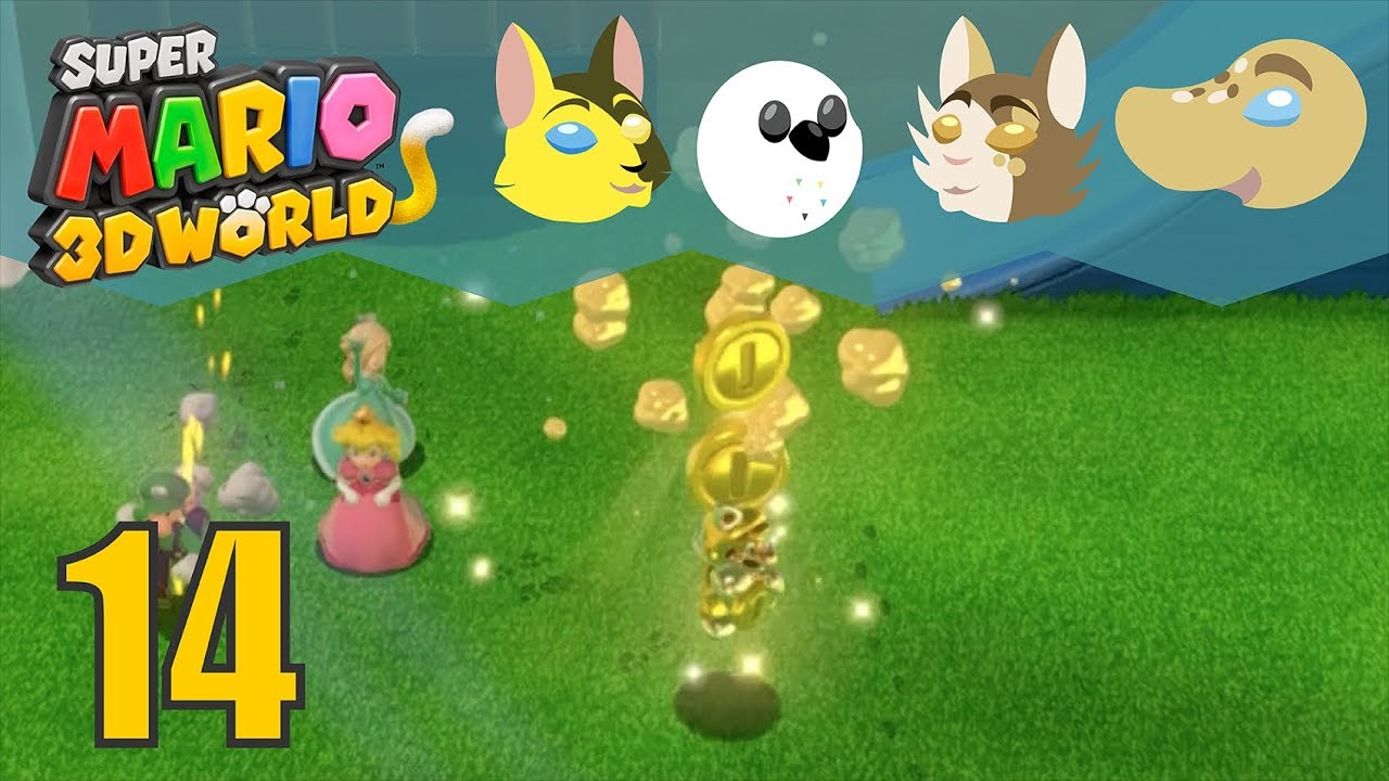 Super Mario 3D World Ep.14 - Golden Cats - YouTube