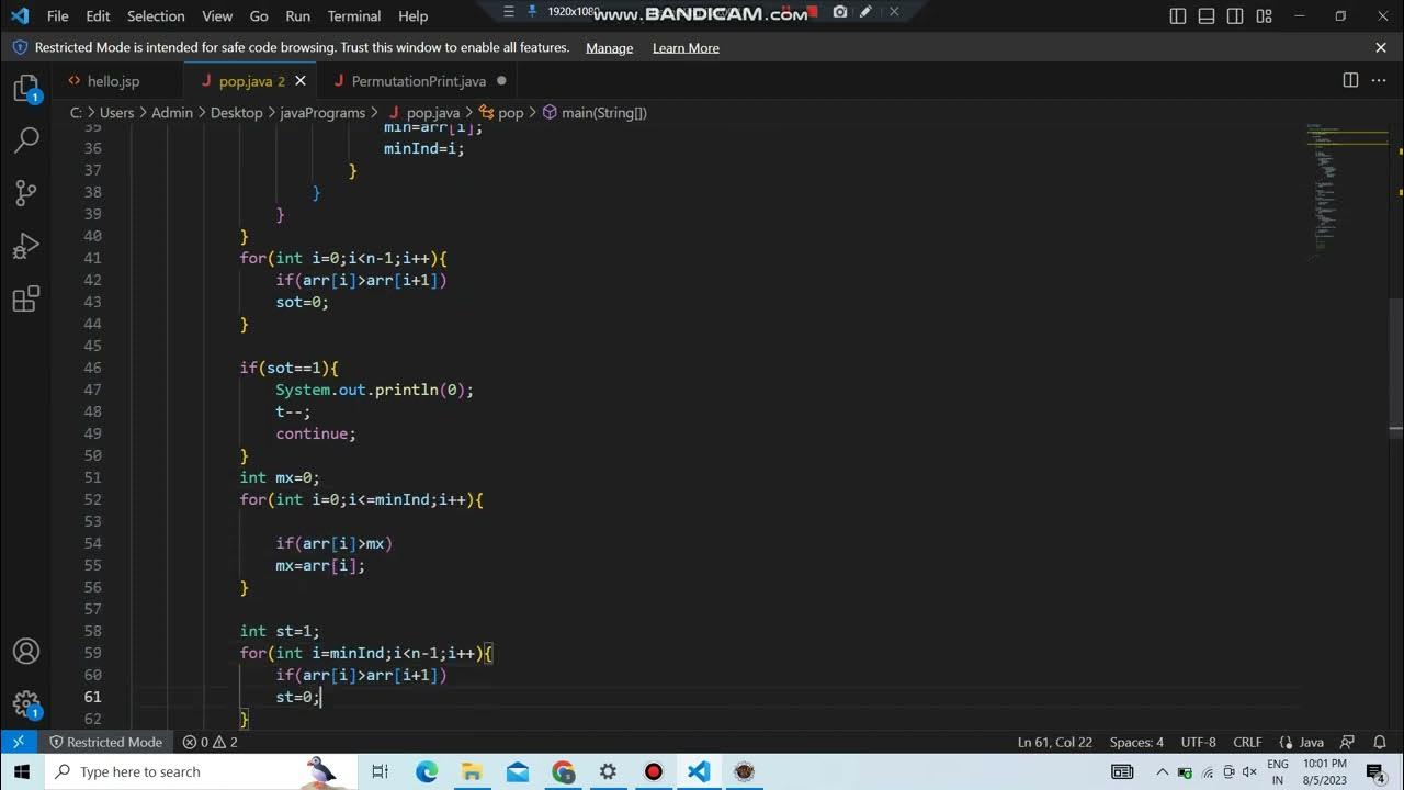 A. Tales of a Sort | Codeforces Round 890 (Div. 2) supported by ...