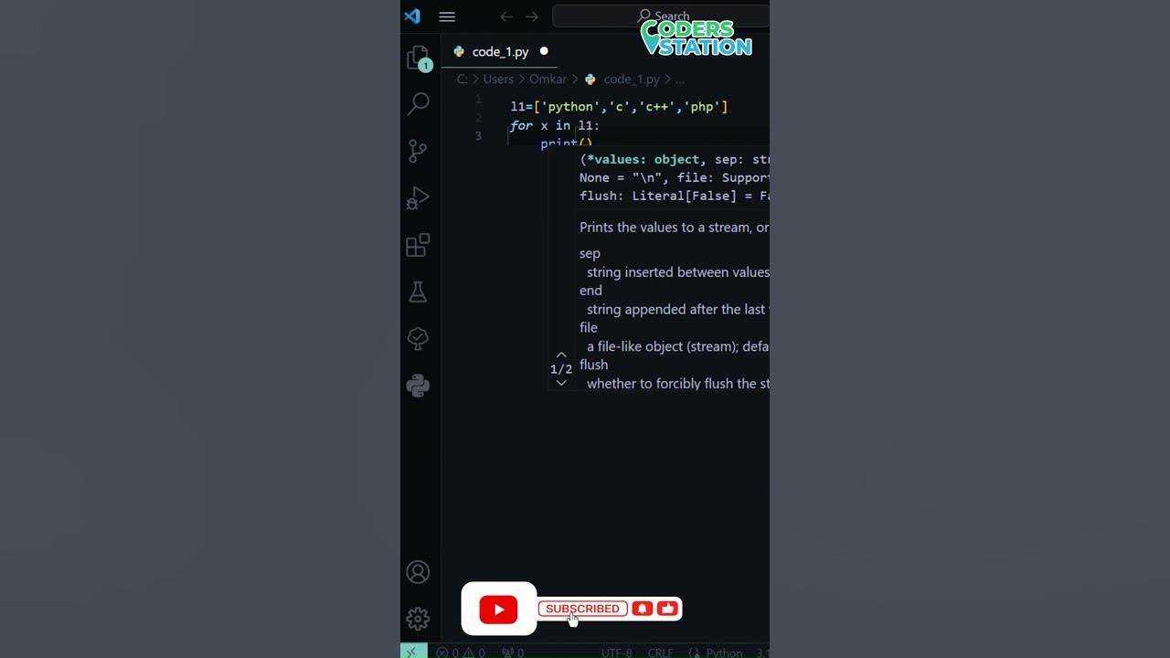 Short Looping In Python Level Up Your Coding Skills Pythoncoding Shorts Programming101