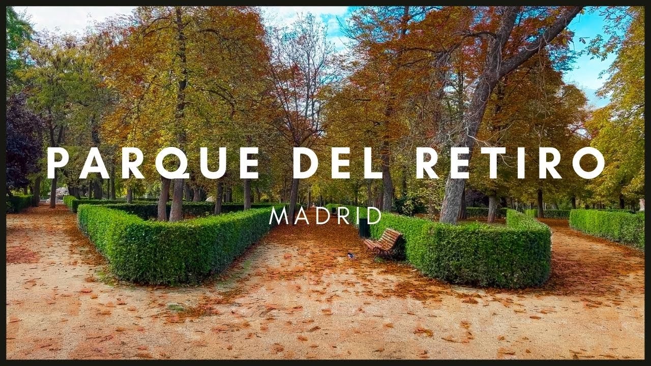 RETIRO PARK, MADRID - Autumn Walk | Parque del Retiro (HD) | Pro ...
