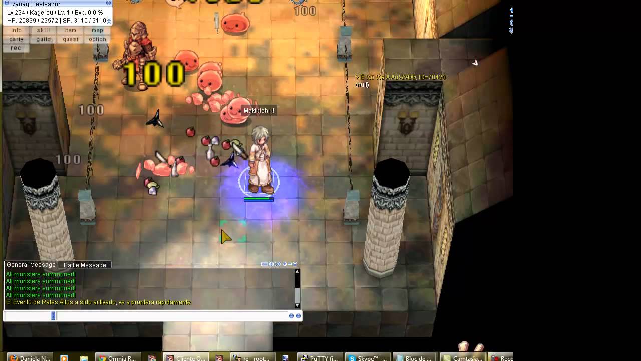 Kagerou y Oboro Skill Makishibi Ragnarok Online - YouTube