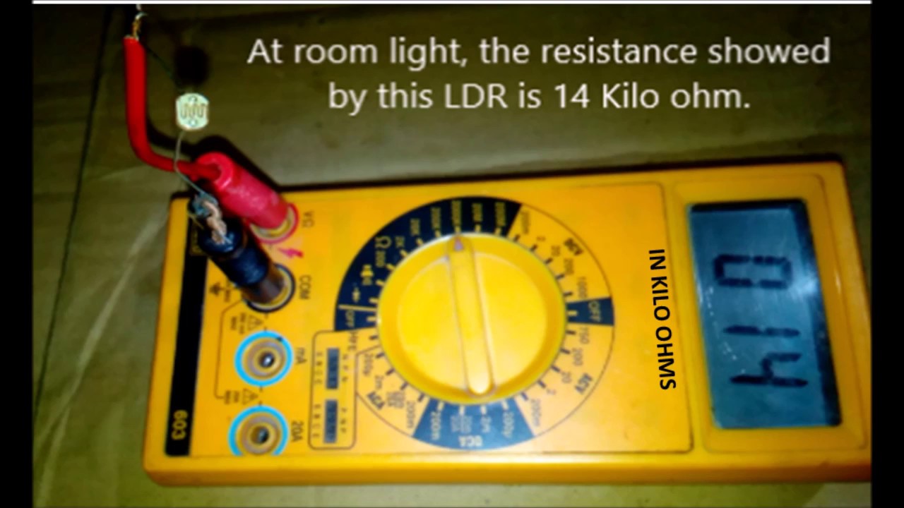 LDR(practical explanation)| ldr live explanation - YouTube