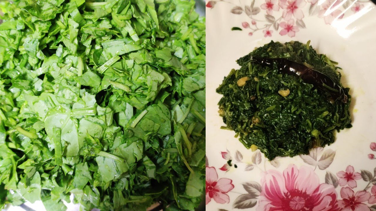 Palong shak bhaja // Bangoli style spinach recipe //পালং শাক ভাজা ...