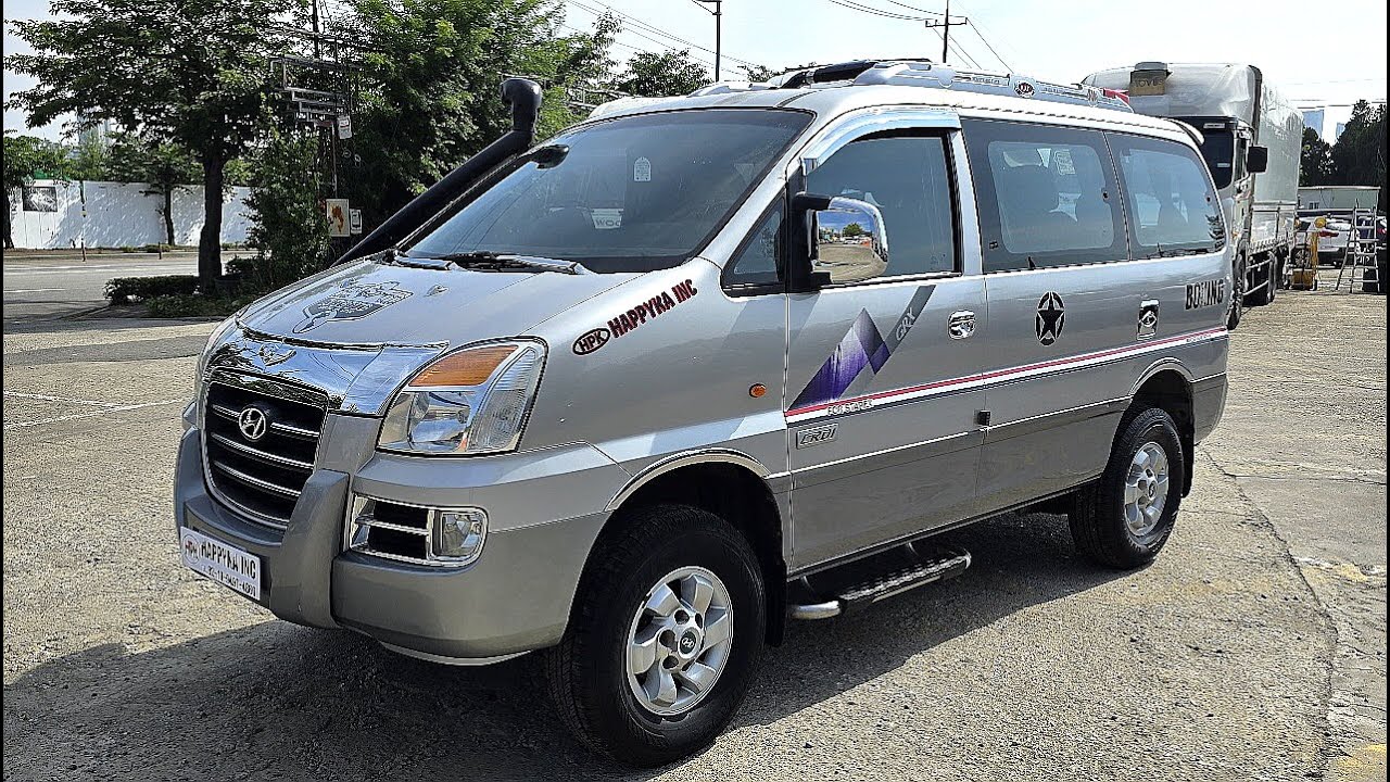 HYUNDAI NEW STAREX 4X4 HAPPYKA DESIGN KMHWP81JP6U701609 -2006- - YouTube