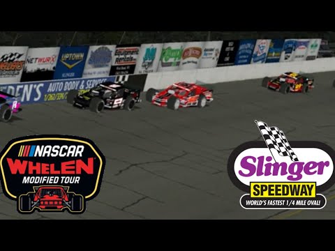 Racing At The Iconic Slinger Speedway!!! NR2003 Whelen Modifieds - YouTube