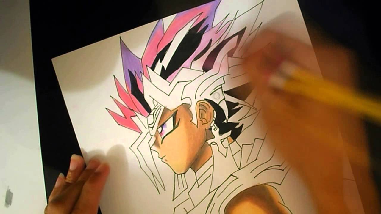 Speed Drawing Yami Yugi - Yu-Gi-Oh! - YouTube