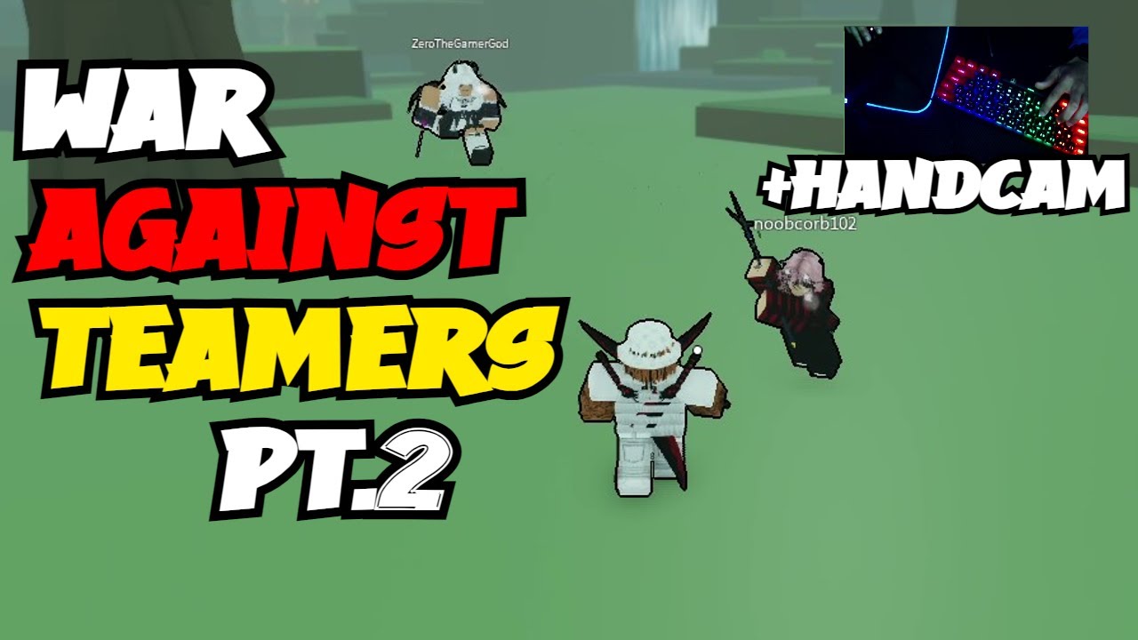 War against TEAMERS in Rogue Demon PT 2 (Roblox + Hand-Cam) - YouTube