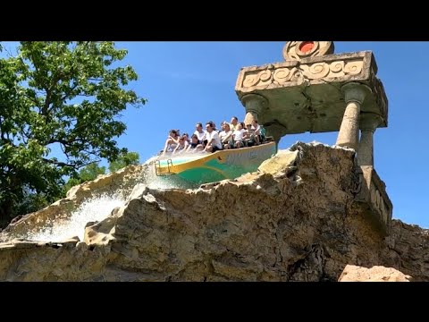 Fuga Da Atlantide POV Intamin Cable Lift Hill Water Coaster, Gardaland ...