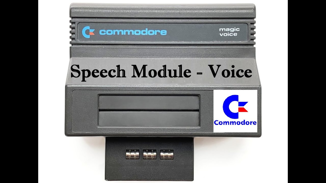 COMMODORE 64 can talk since 1983.. - YouTube