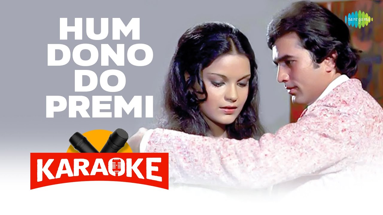 Hum Dono Do Premi - Karaoke With Lyrics | Kishore Kumar | Lata ...