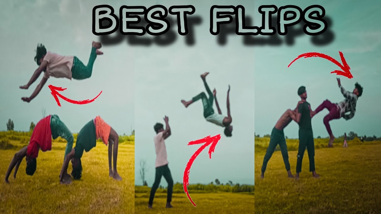 Best flips samplers//stunt flip trending reel video back jump #funny# ...