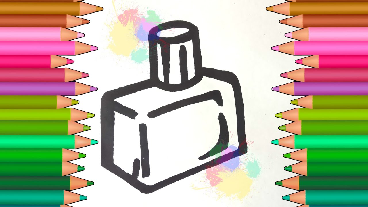CÓMO DIBUJAR UNA BOTELLA \ COMMENT DESSINER UNE BOUTEILLE \ HOW TO DRAW ...