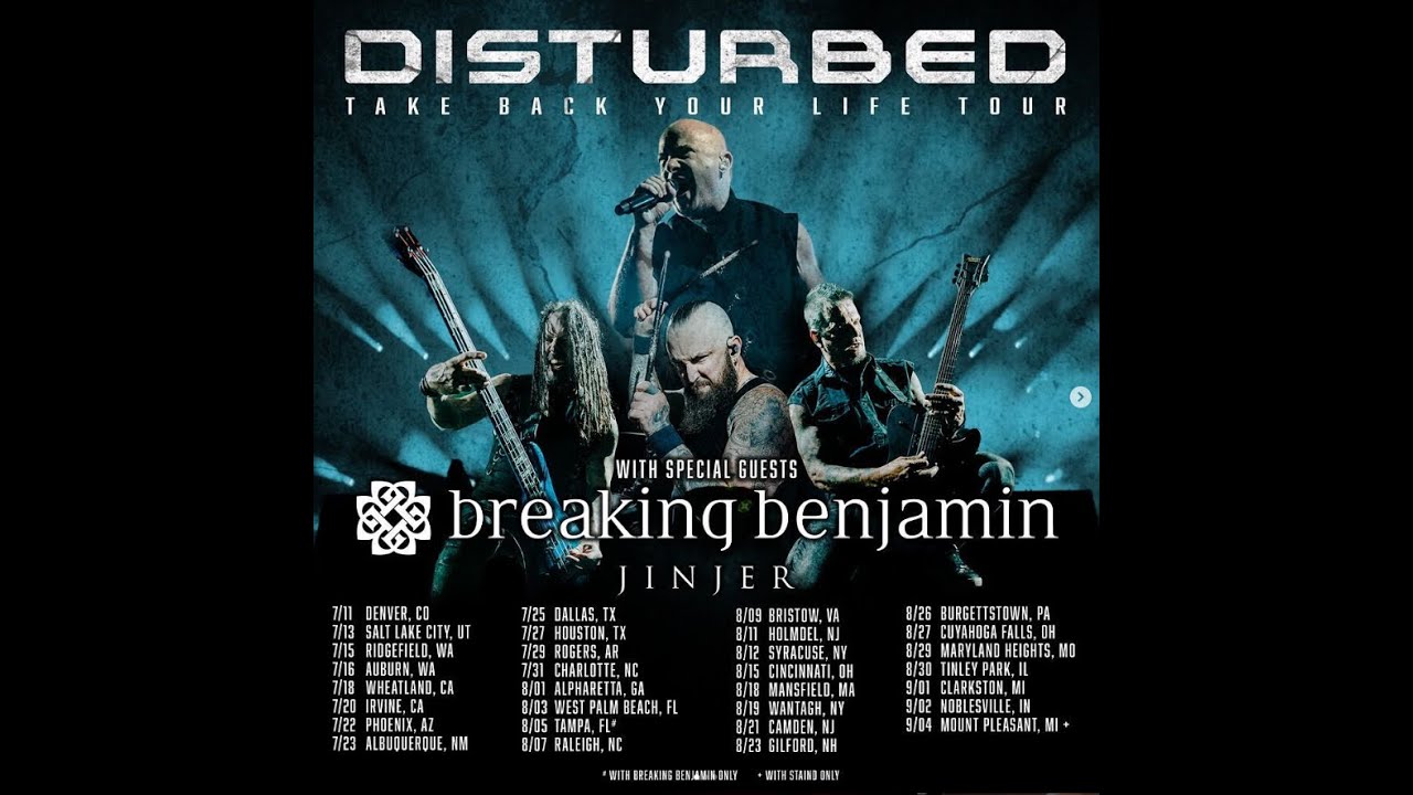 Breaking Benjamin - Failure (clip LIVE 7/31/2023 at PNC Music Pavilion ...