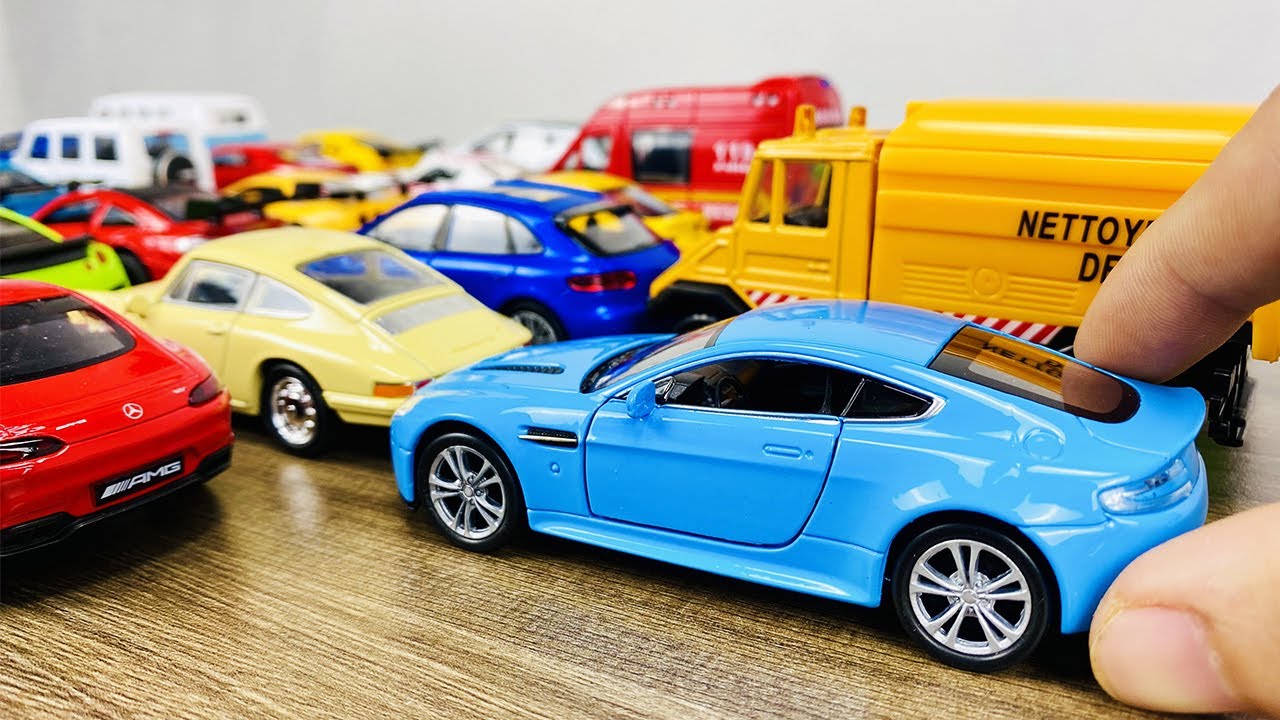Diecast Car - Toy Car - Parking Welly Cars Collection - YouTube