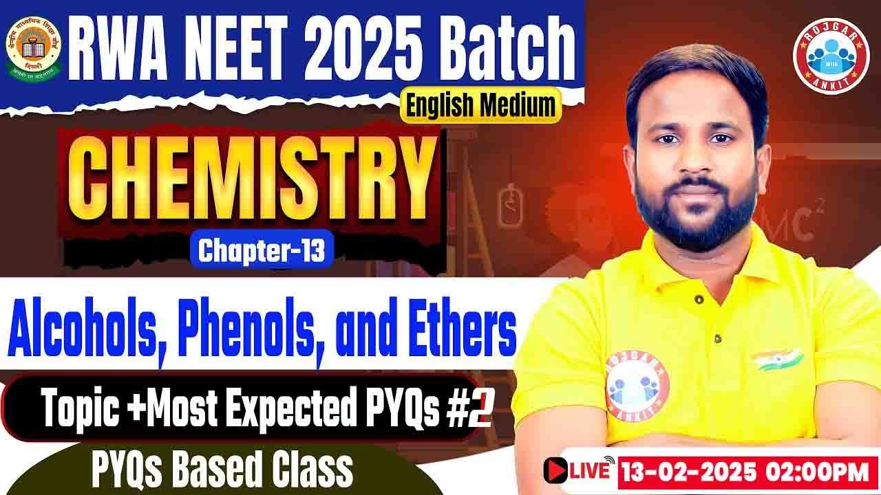 NEET Chemistry Chapter 13 Alcohols, Phenols, and Ethers | Chemistry ...