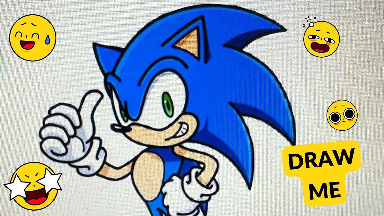 How to color sonic - YouTube
