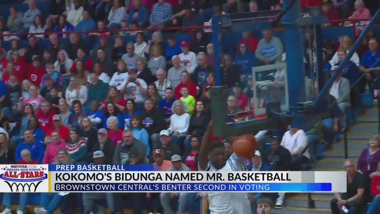 Kokomo's Flory Bidunga, Kansas Jayhawks recruit, named 2024 Indiana Mr ...