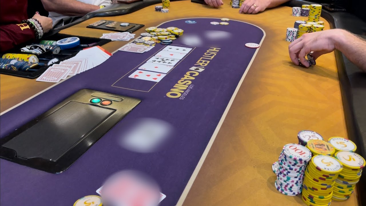 Bad Beat @ HUSTLER CASINO!! // Poker Vlog #190 - YouTube