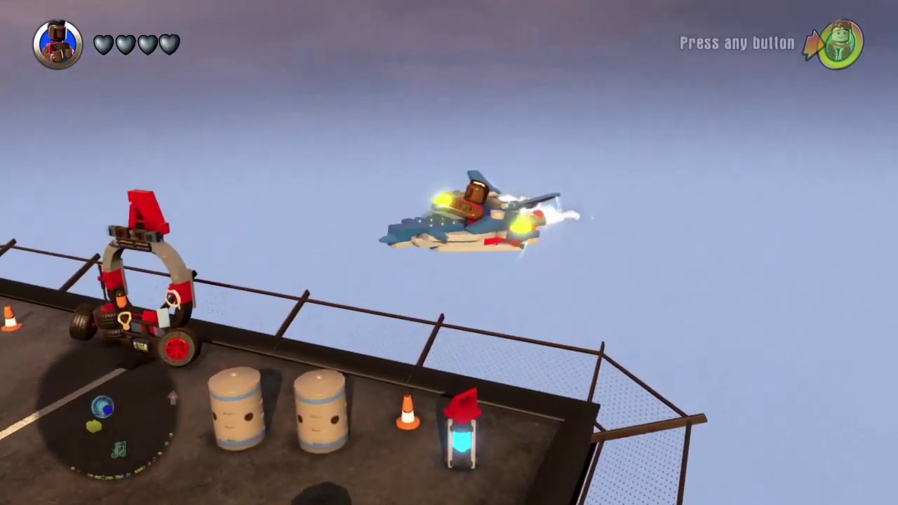 a team airplane runway mission lego dimensions - YouTube