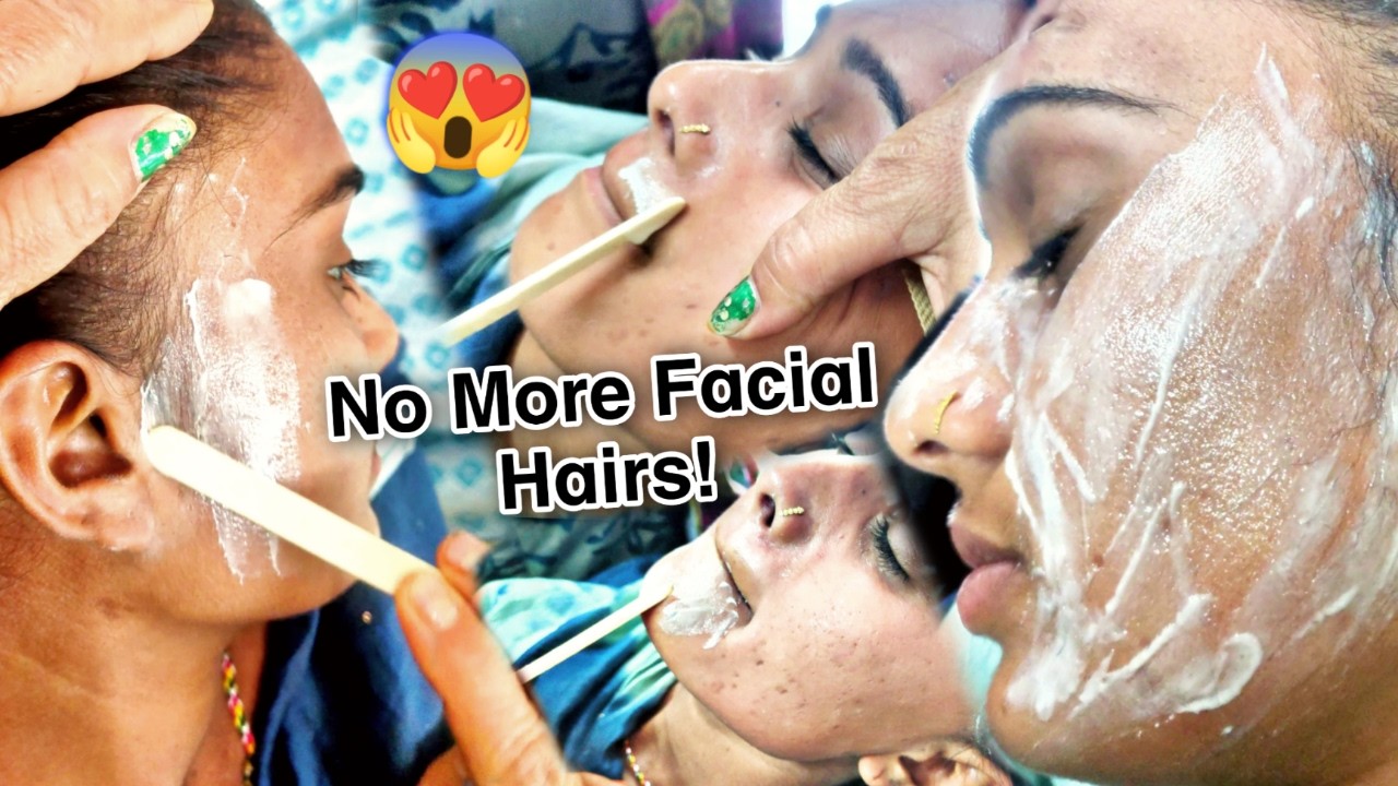 How to Do Face Waxing at Home | Sideburns | Lips | Chin | Nose Hair ...