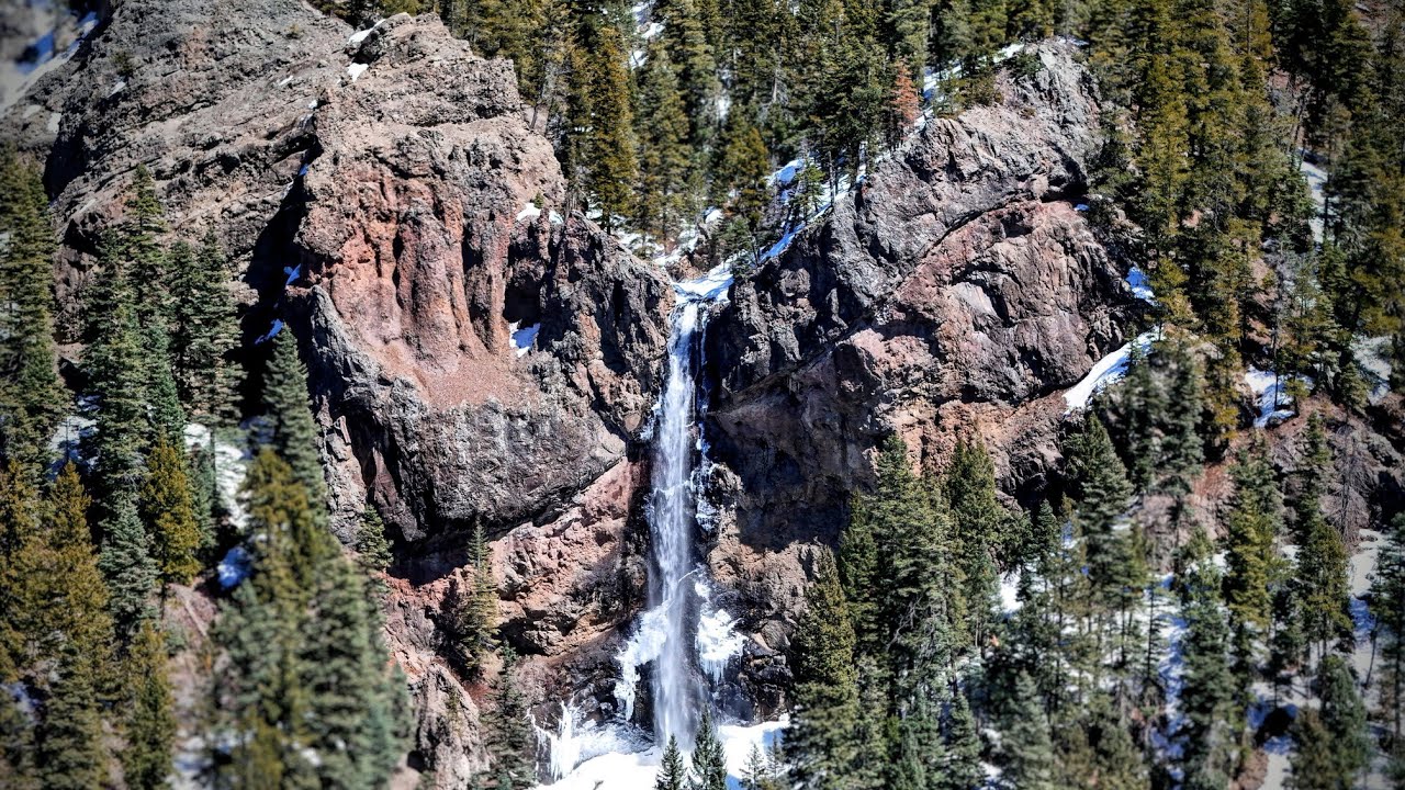The Amazing Treasure Falls In Colorado 4K - YouTube