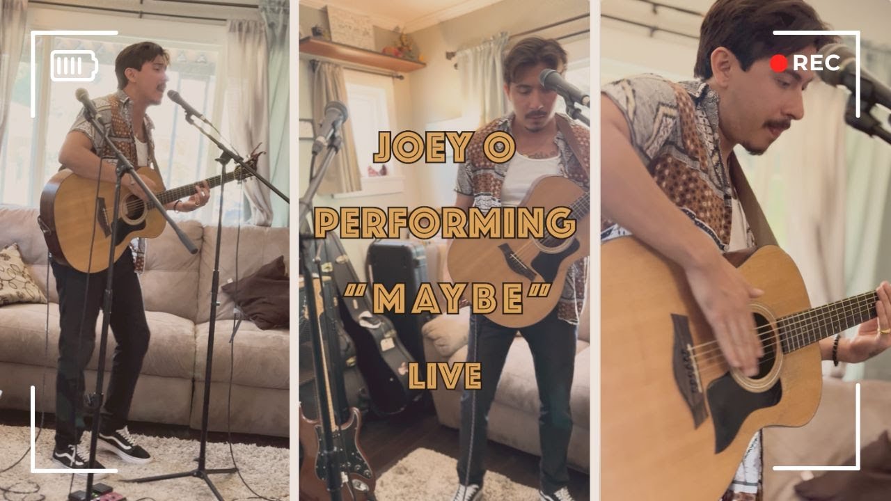 Maybe Live Performance - Joey O - YouTube
