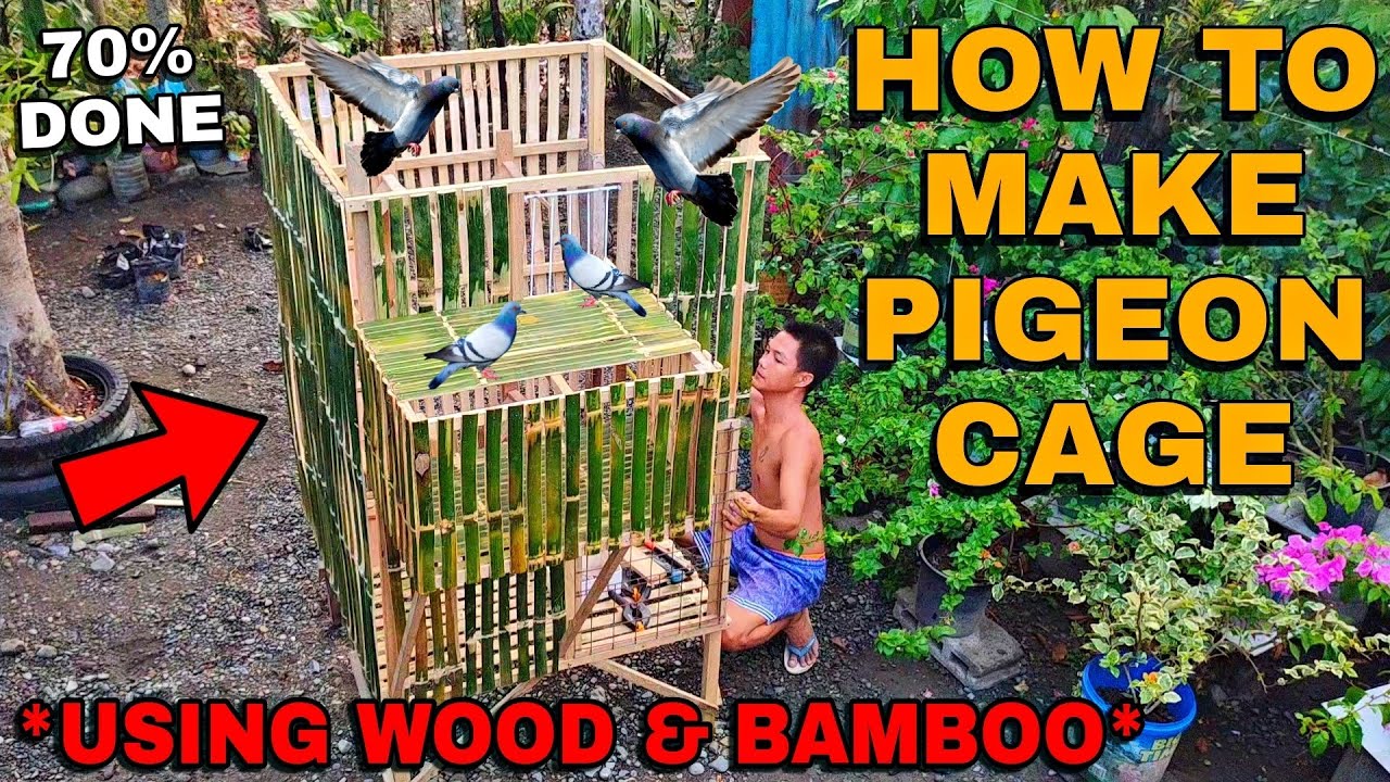 PART II - HOW TO MAKE PIGEON CAGE | PAANO GUMAWA NG KULUNGAN NG ...