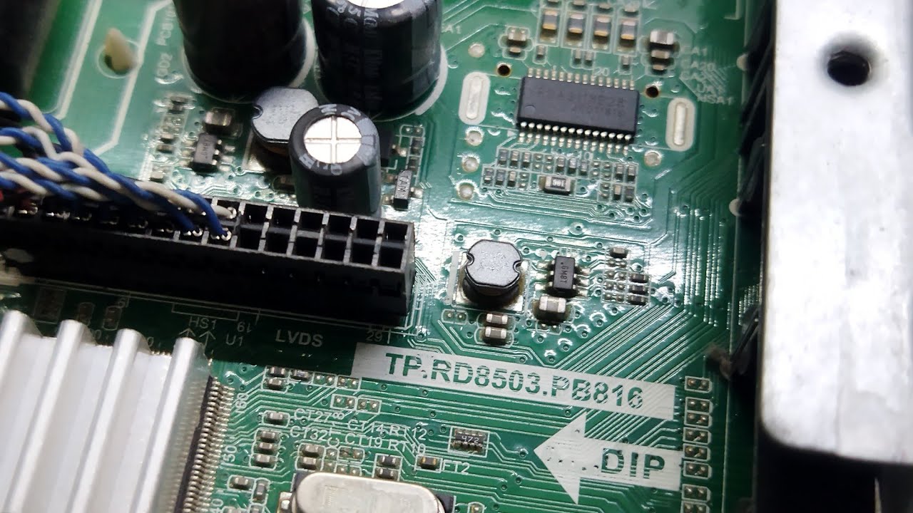 LED TV Motherboard Voltage Details /TP.RD8503.PB816 - YouTube