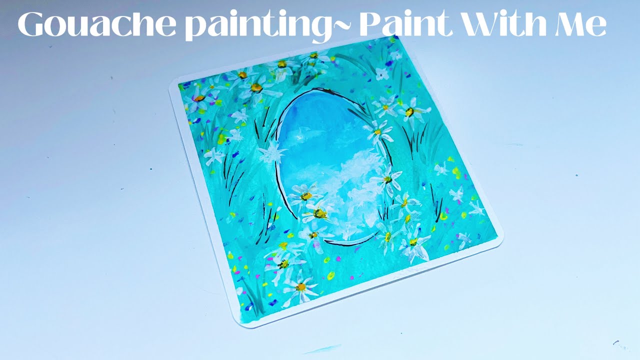 Painting an Outdoor Scene with Gouache 🎨 Paint With Me - YouTube