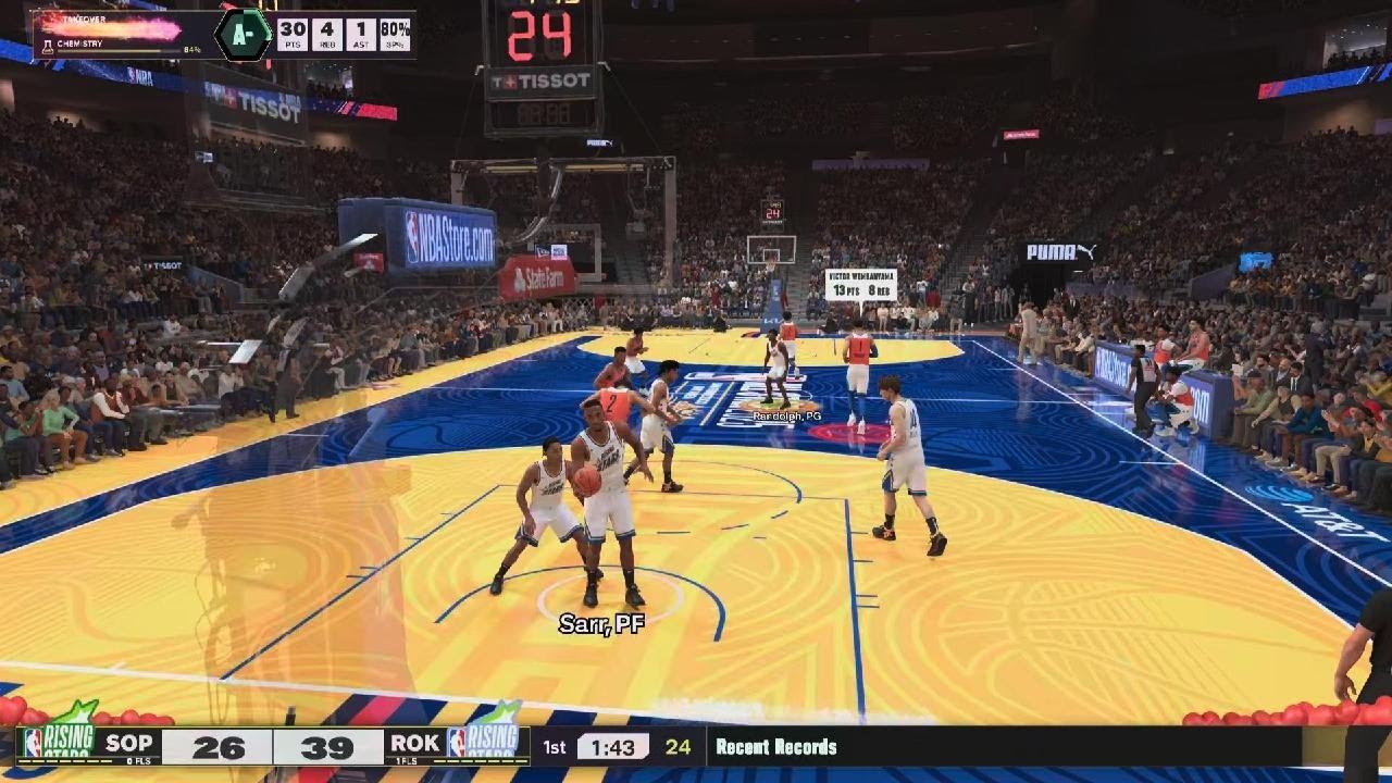 NBA 2K25_ALL Star Weekend 105 points - YouTube