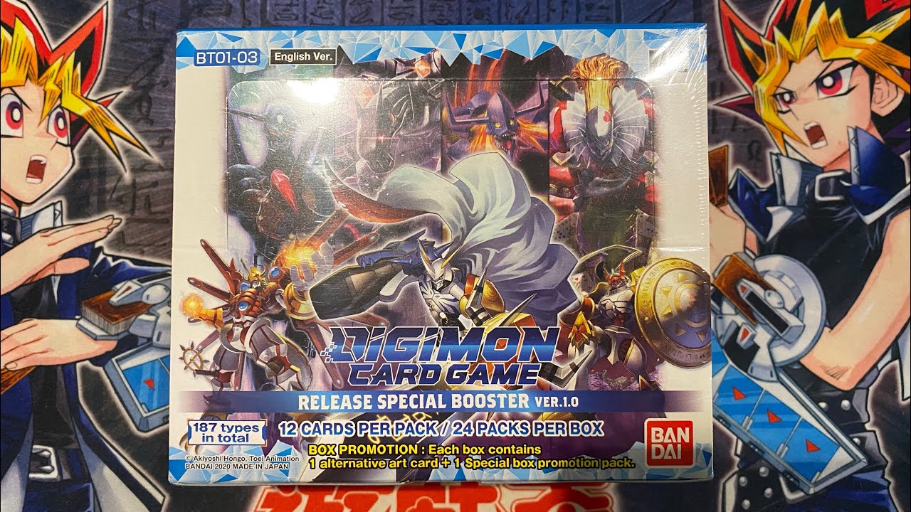 Digimon TCG 2020 Release Special Booster 1.0 Booster Box Opening ...