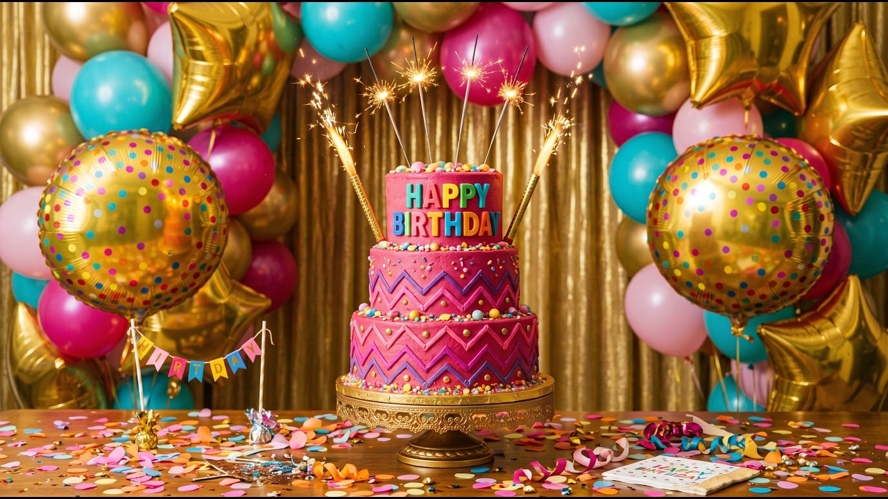 🎁 Happy Birthday Party Remix 🎂 | EDM Birthday Song | Full HD Lyrics ...