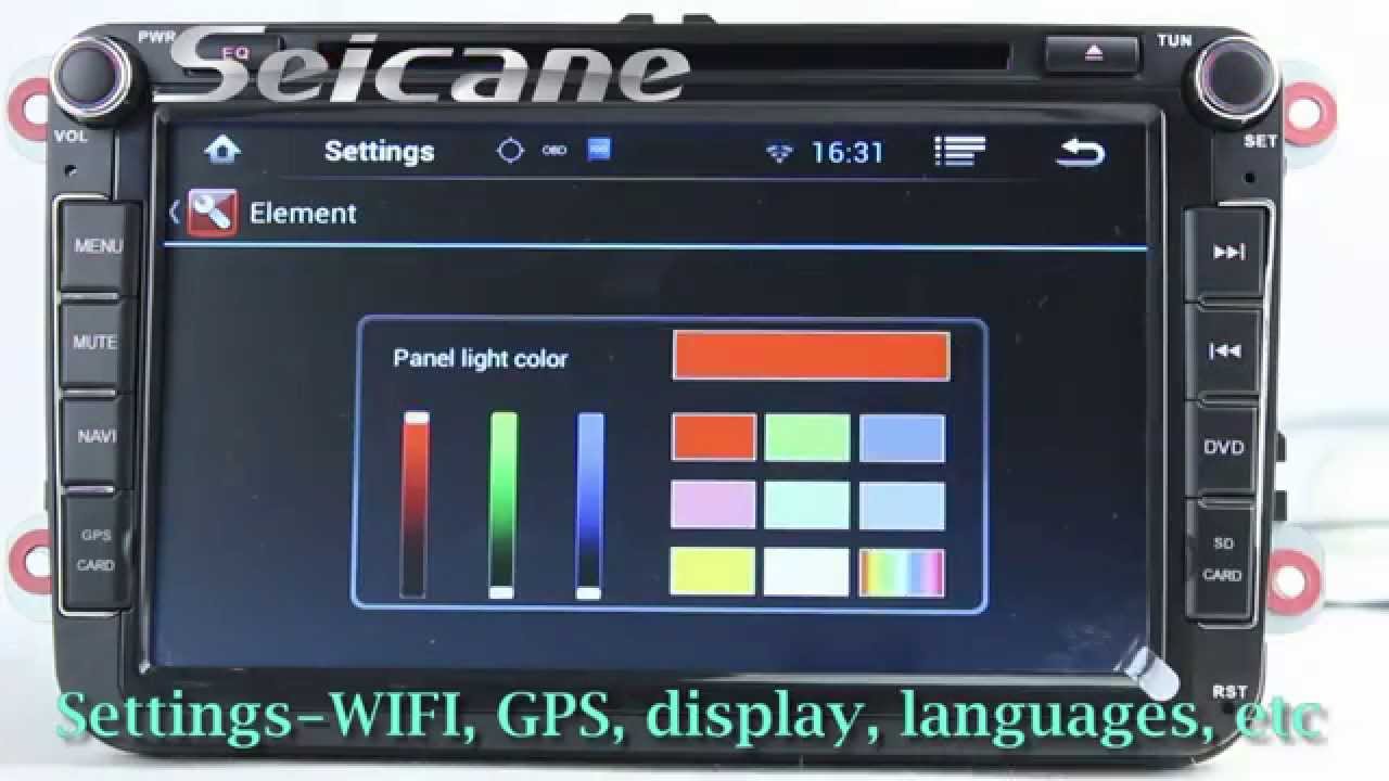 8 Inch Touch Screen 2010 2011 VW Volkswagen Sharan Radio DVD Bluetooth ...