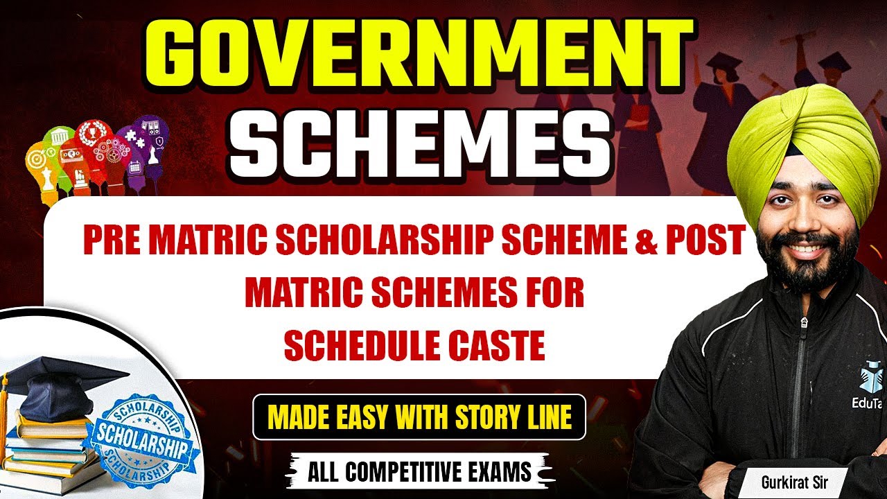 Pre Matric Scholarship & Post Matric Schemes for Schedule Caste ...