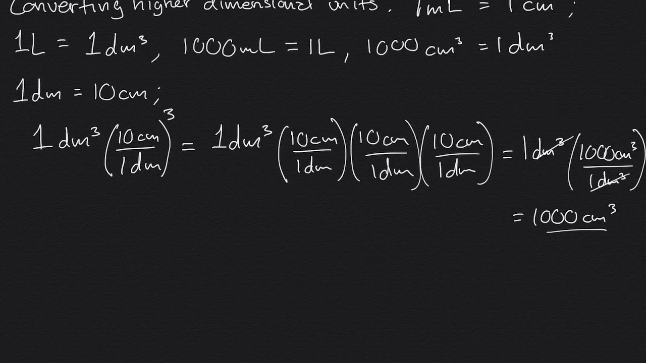 higher dimensional units - YouTube