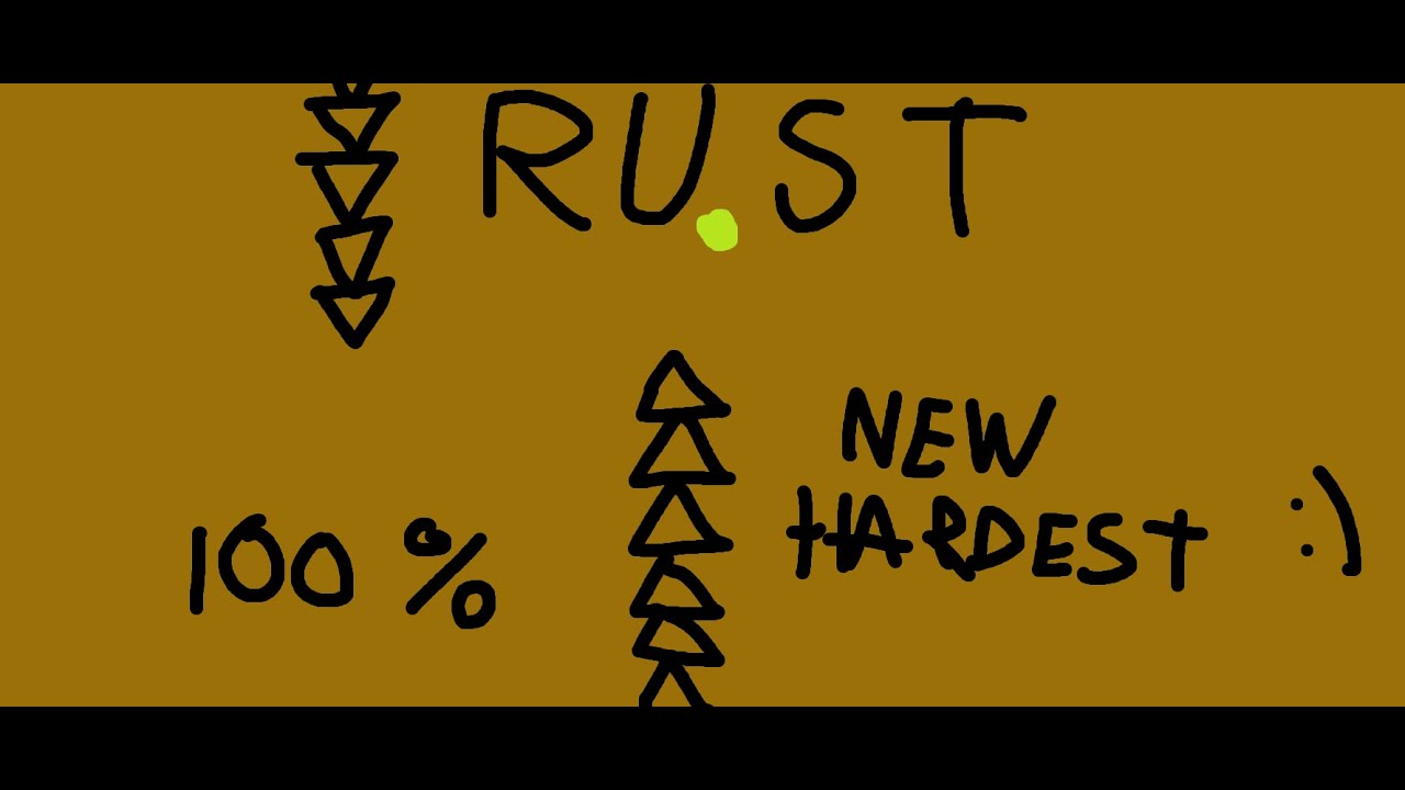 RUST 100% (NEW HARDEST) - YouTube